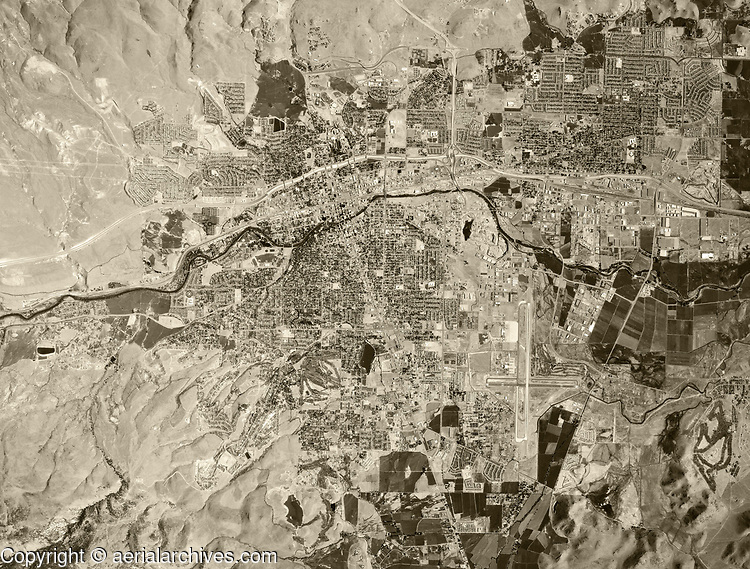 historical aerial photograph Reno Nevada, 1974 | Aerial Archives ...