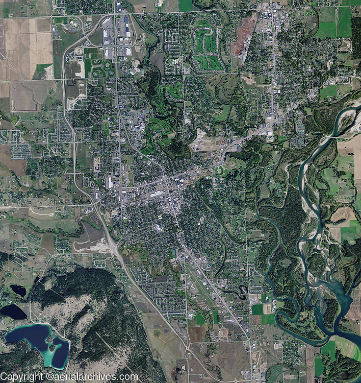 Flathead Valley Kalispell Montana Map